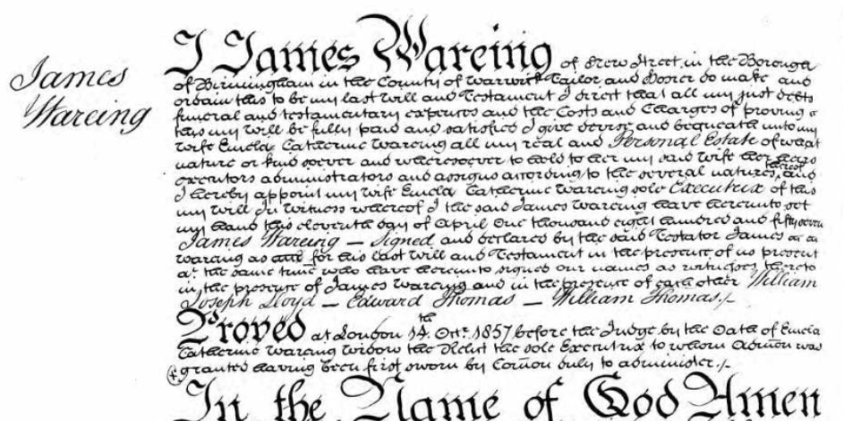 James Wareing & Emela Catherine Mewis – Our Golden Pioneers